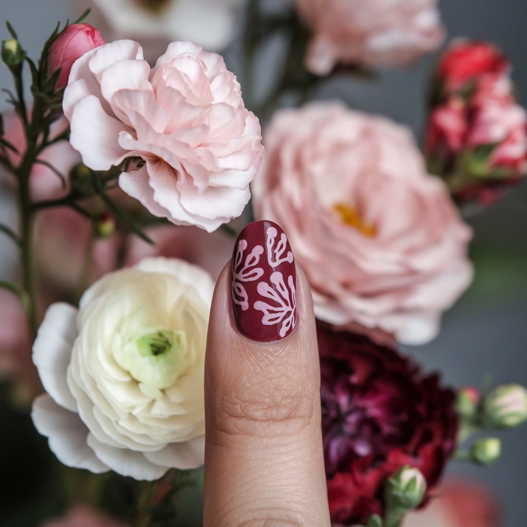 30 Stunning Wine Red Nails Design Ideas for Every Style - The Product Guide