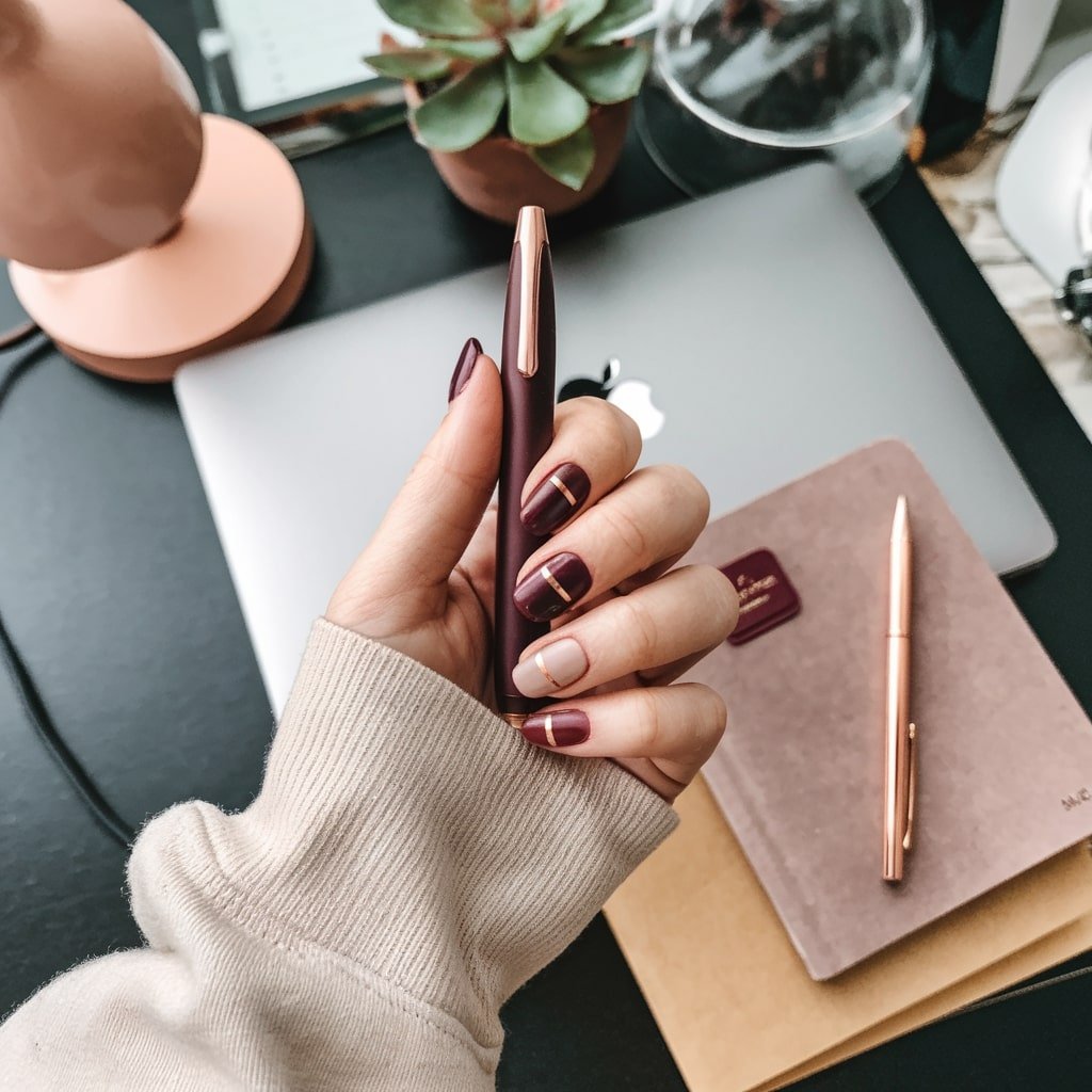30 Stunning Wine Red Nails Design Ideas for Every Style - The Product Guide