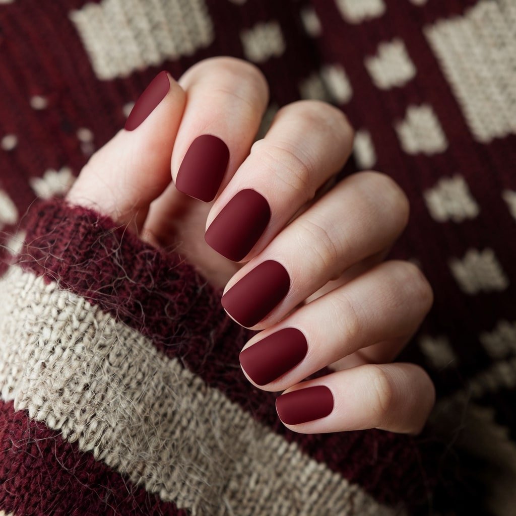 30 Stunning Wine Red Nails Design Ideas for Every Style - The Product Guide