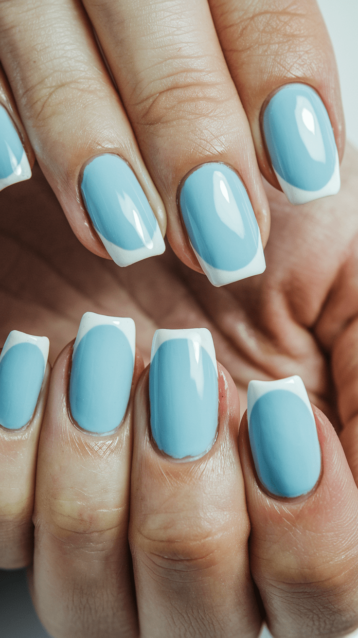 14 Light Blue Cat Eye Nails: Trendy Designs for a Stylish Look - The ...