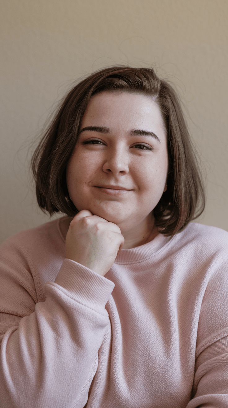 Best Hairstyles for Chubby Cheeks & Double Chin - The Product Guide