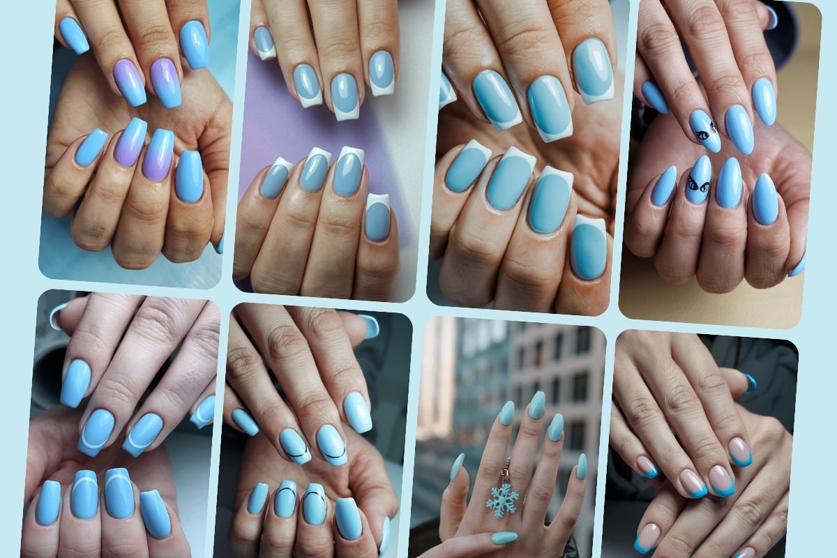14 Light Blue Cat Eye Nails: Trendy Designs for a Stylish Look - The ...
