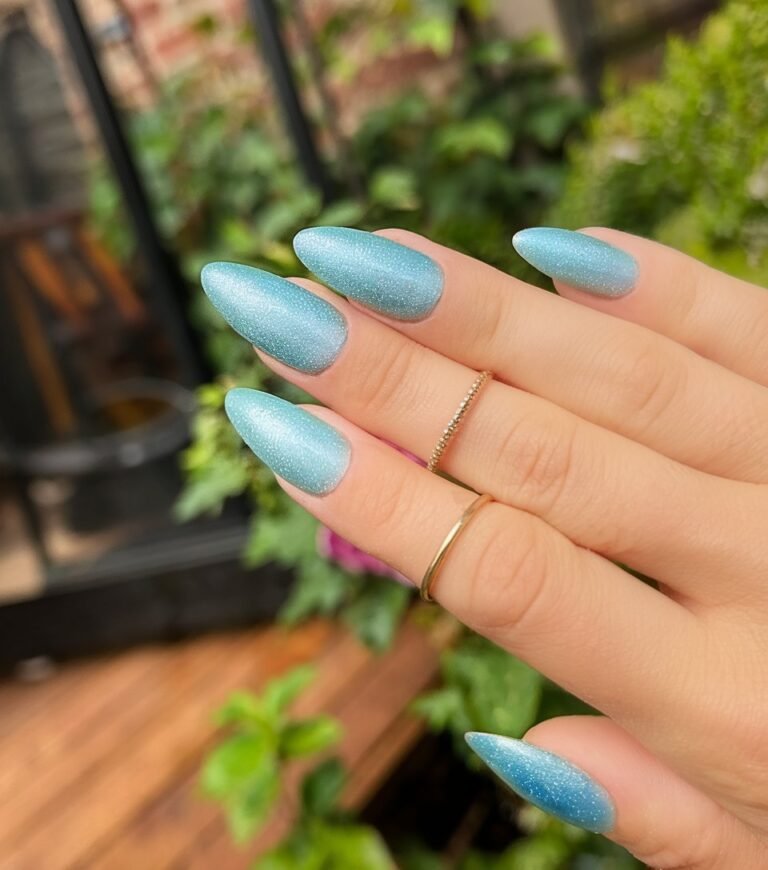 12 Best Ideas for Blue Cat-Eye Nails - The Product Guide