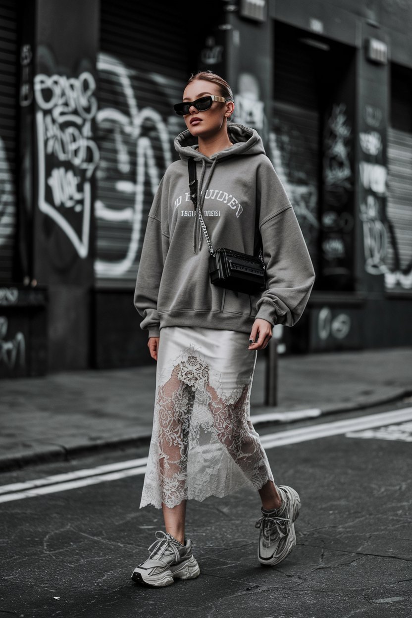 14 Lace Skirt Outfits That Are Chic, Trendy, and Effortless - The ...