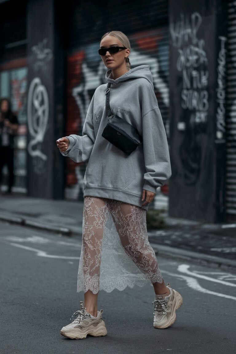 14 Lace Skirt Outfits That Are Chic, Trendy, and Effortless - The ...