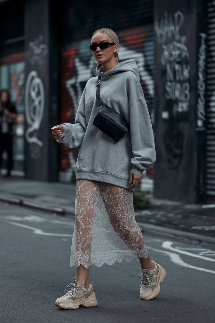 14 Lace Skirt Outfits That Are Chic, Trendy, and Effortless - The ...