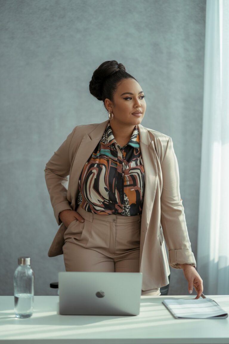 19 Plus Size Corporate Outfits That Are Stylish, Sleek & Boss-Approved ...