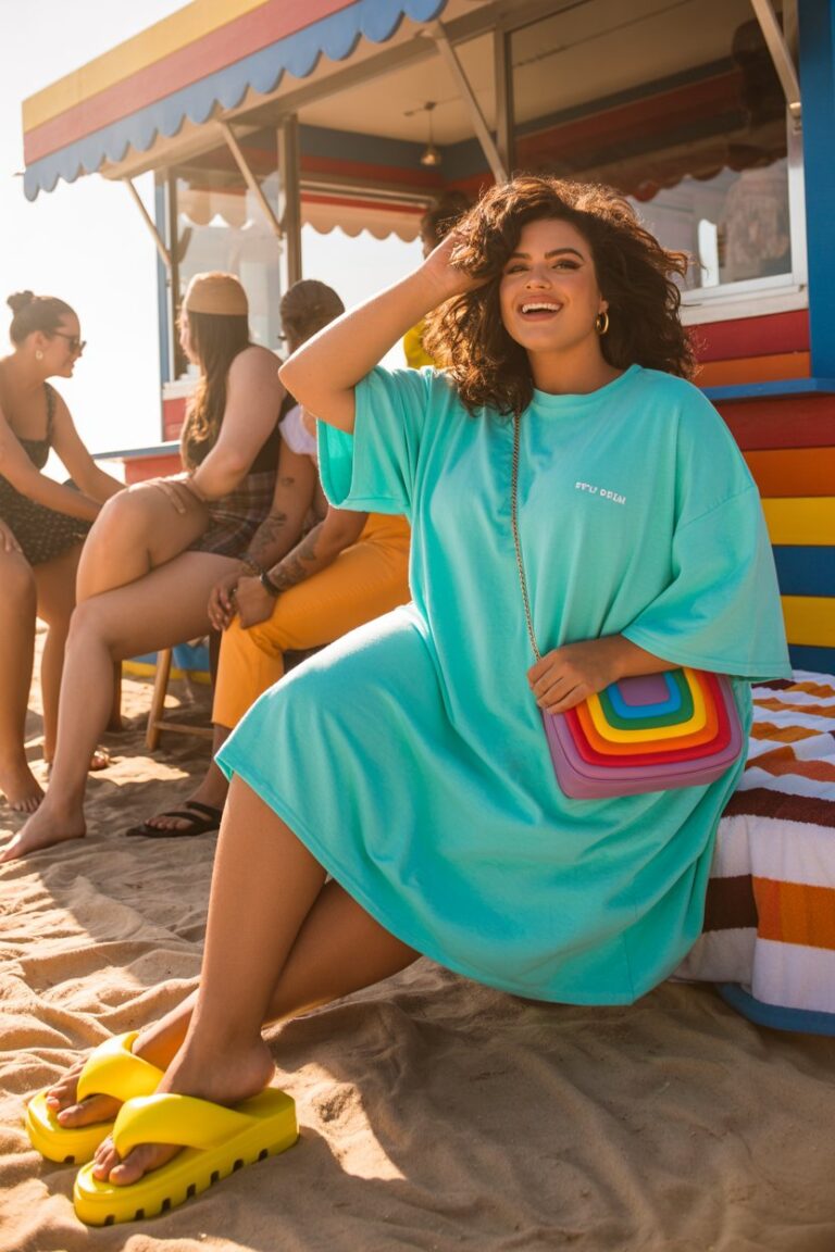 12 Plus Size Beach Outfits That Are Cute, Comfy & Confidence-Approved ...