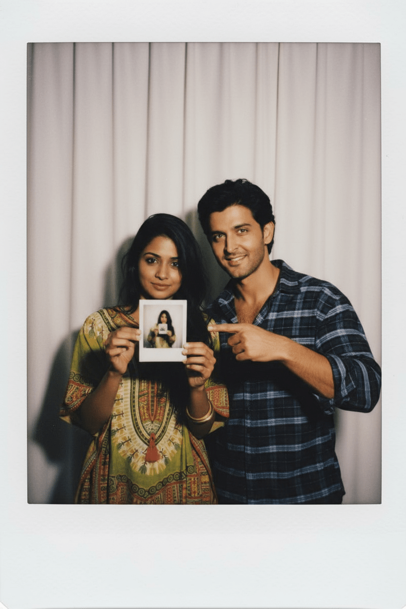 Google Gemini Celebrity Polaroid Image Prompts - Magical Assam